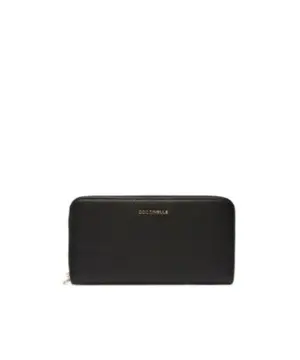 COCCINELLE Logo Lettering Zipped Wallet