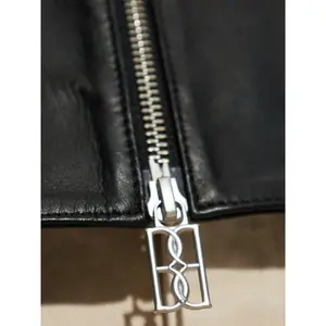 BY MALENE BIRGER High-neck Leather Jacket