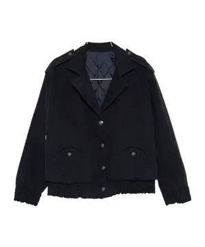 BLAZÉ MILANO Long-sleeved Casual Jacket - Black
