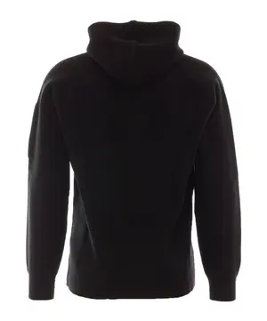 C.P. COMPANY Long-sleeved Sweater With Drawstring Hood