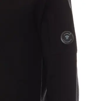 C.P. COMPANY Long-sleeved Sweater With Drawstring Hood