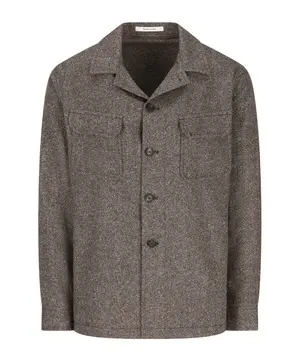 Tagliatore Long-sleeved Shirt - Gray