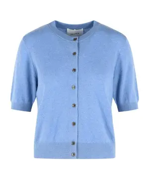LISA YANG Button Cardigan - Blue