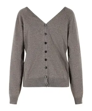 LISA YANG Long-sleeved Button-down Cardigan