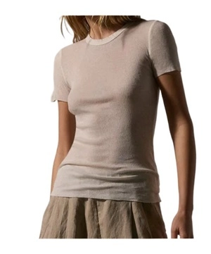JAMES PERSE Ribbed Slim Fit T-shirt - No
