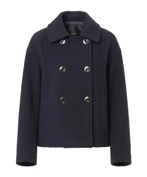 Pinko Double-breasted Lapel Collar Coat