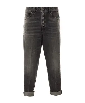 DONDUP Button-up Jeans - Black