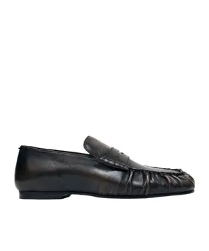 ALOHAS Aven Vintage Effect Leather Loafers