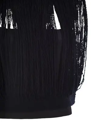 Fabiana Filippi Fringed Knit Top