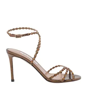 AQUAZZURA Love Struck Crystal-embellished Sandals - Multicolor