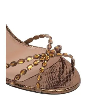 AQUAZZURA Love Struck Ankle-strap Stiletto Heeled Sandals - Multicolor