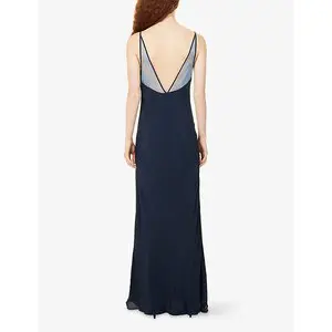 SIR. Elsie Lace-trimmed Silk-blend Gown