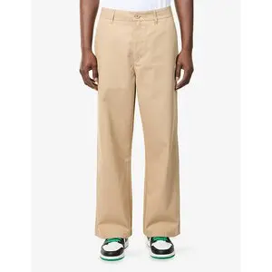 New Era Athletics Mlb Logo-embroidered Cotton Chinos