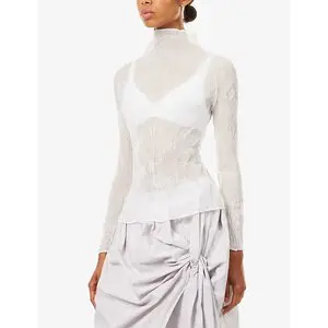 Issey Miyake April Chiffon Twist Top