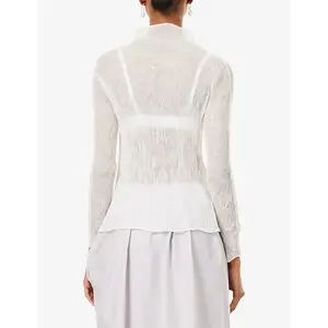 Issey Miyake April Chiffon Twist Top