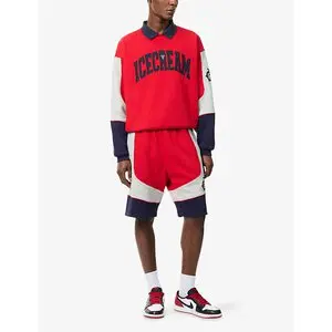 ICECREAM Colla Warm-up Cotton-jersey Sweatshirt