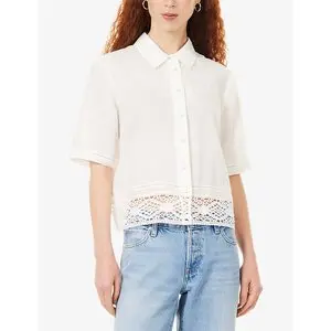 FRAME The Heirloom Lace Woven Shirt