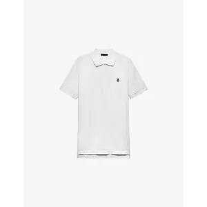 Prada Logo-embroidered Slim-fit Cotton Polo Shirt
