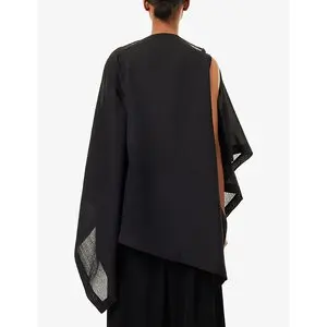 Issey Miyake All Squares Draped Woven Shirt