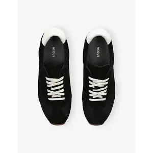 NEOUS Suede And Mesh Trainers - Black/comb