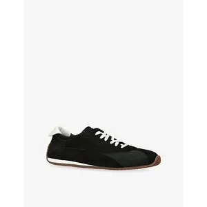 NEOUS Suede And Mesh Trainers - Black/comb