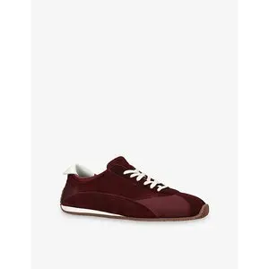 NEOUS Berenices Suede And Mesh Low-top Trainers