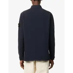 Stone Island Compass-badge Cotton Rugby Sweatshirt