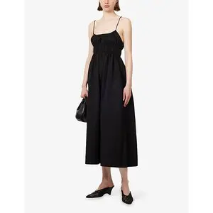 Dissh Zahara Ruched Cotton Midi Dress