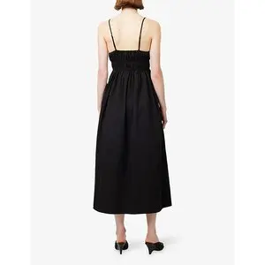 Dissh Zahara Ruched Cotton Midi Dress
