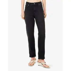 FRAME The Borrowed Mid-rise Denim Jeans