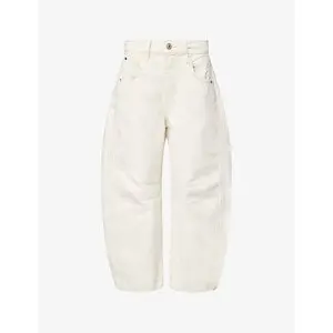 Free People Good Luck Mid-rise Barrel Denim Jeans