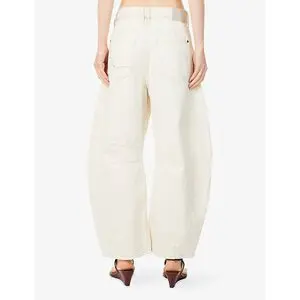 Free People Good Luck Mid-rise Barrel Denim Jeans