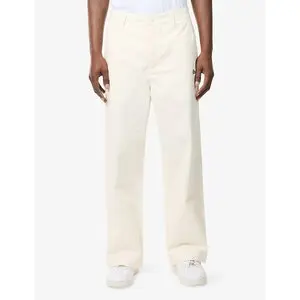 New Era New York Yankees Mlb Logo-embroidered Cotton Chinos