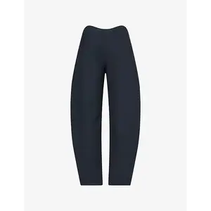 Alaïa Round Wool Crepe Trousers