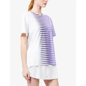 On Court Edge Logo-print Stretch-woven T-shirt