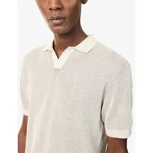 RAITH Oscar Contrast-trim Cotton-knit Polo Shirt