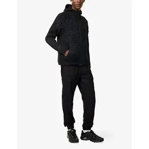 Stone Island Reversible Full-zip Cotton-nylon Knit Jumper