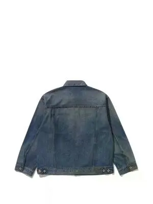 A BATHING APE Crystal Embellished Denim Jacket
