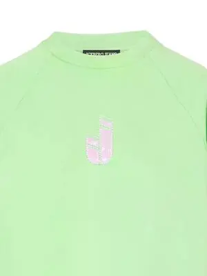 Iceberg Logo Patch Raglan Sleeve Sweatshirt