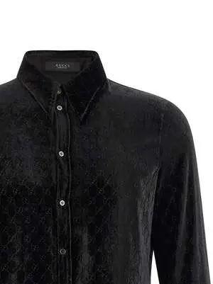 Gucci Gg' Velvet Shirt