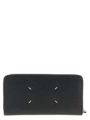 MAISON MARGIELA Stitching Logo Wallet - Black