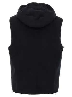 Brunello Cucinelli Padded Wool Vest - Black