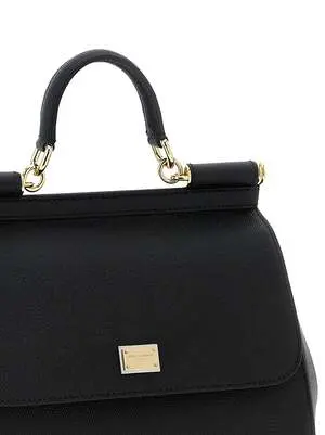 Dolce & Gabbana Sicily Large Handbag - Black