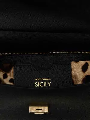 Dolce & Gabbana Sicily Large Handbag - Black