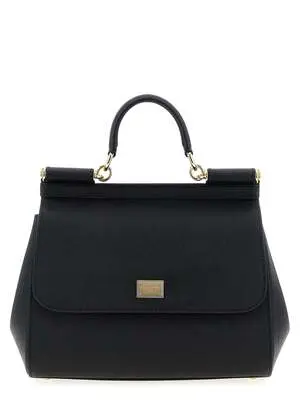 Dolce & Gabbana Sicily Large Handbag - Black