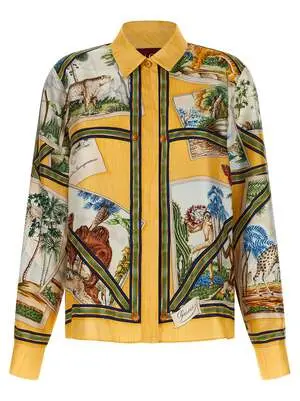 Gucci Printed Silk Shirt - Multicolor