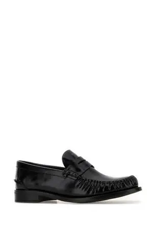 Prada Leather Loafers - Black