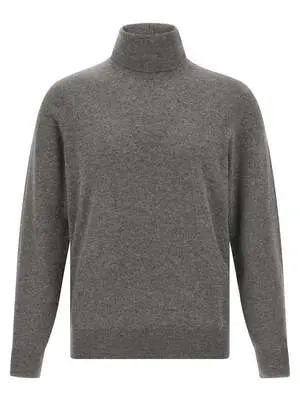 Brunello Cucinelli Cashmere Turtleneck Sweater - Gray