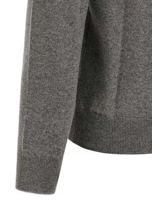 Brunello Cucinelli Cashmere Turtleneck Sweater - Gray