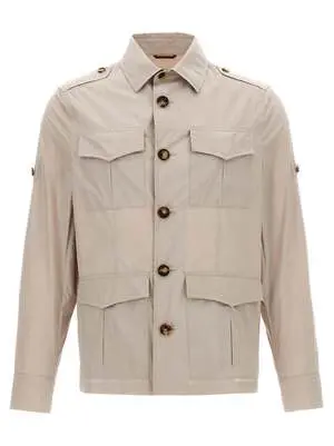 Brunello Cucinelli BRUNELLO CUCINELLI Saharan Jacket Cream